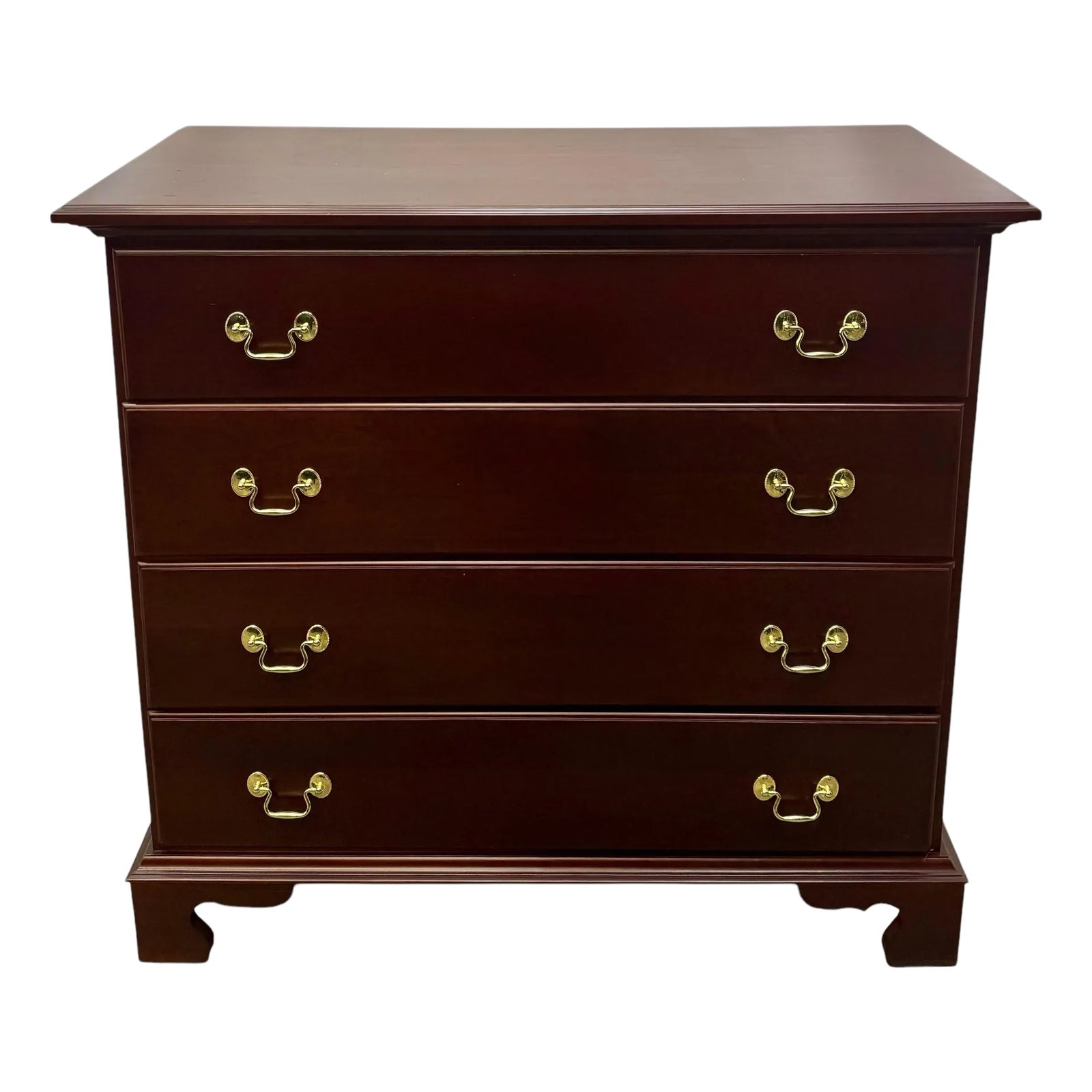 Vintage Traditional Federal Style Mahogany Commode / Chest of Drawers ...