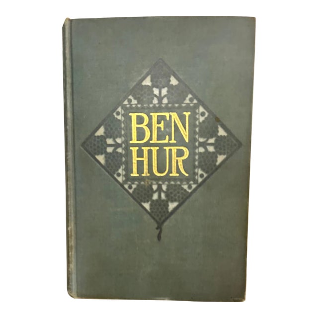 1908 Ben Hur Memorial Edition Hardcover Book | Chairish