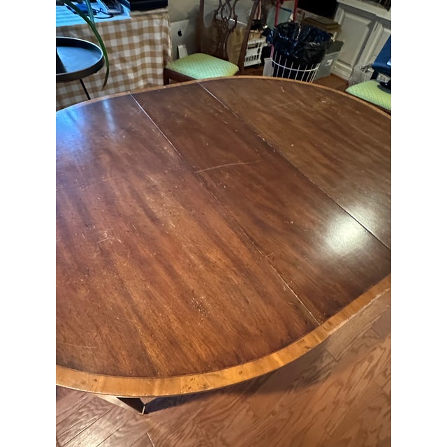Small Traditional Oval Dining Table | Chairish