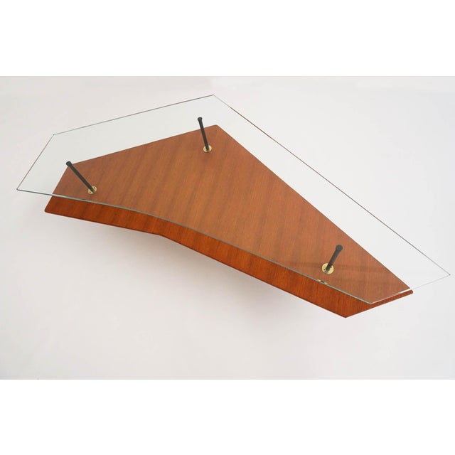 Italian Diagonal Coffee Table, 1950s | Chairish