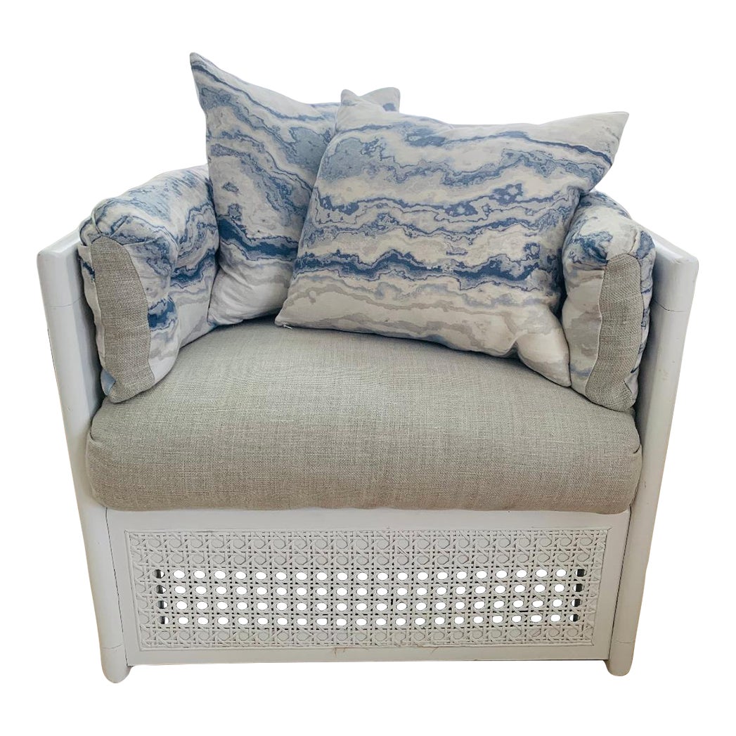 1970s Vintage Barrel Chair in Unique Octagon Shape | Chairish