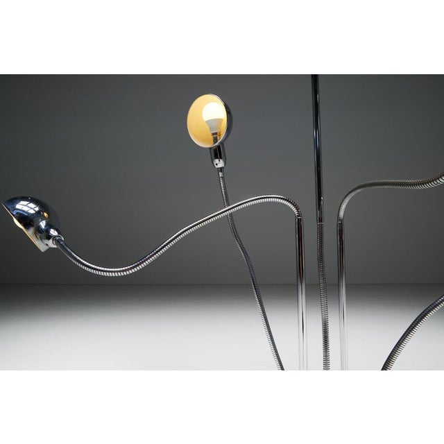 Hydra Floor Lamp attributed to Pierre Folie for Jacques Charpentier ...