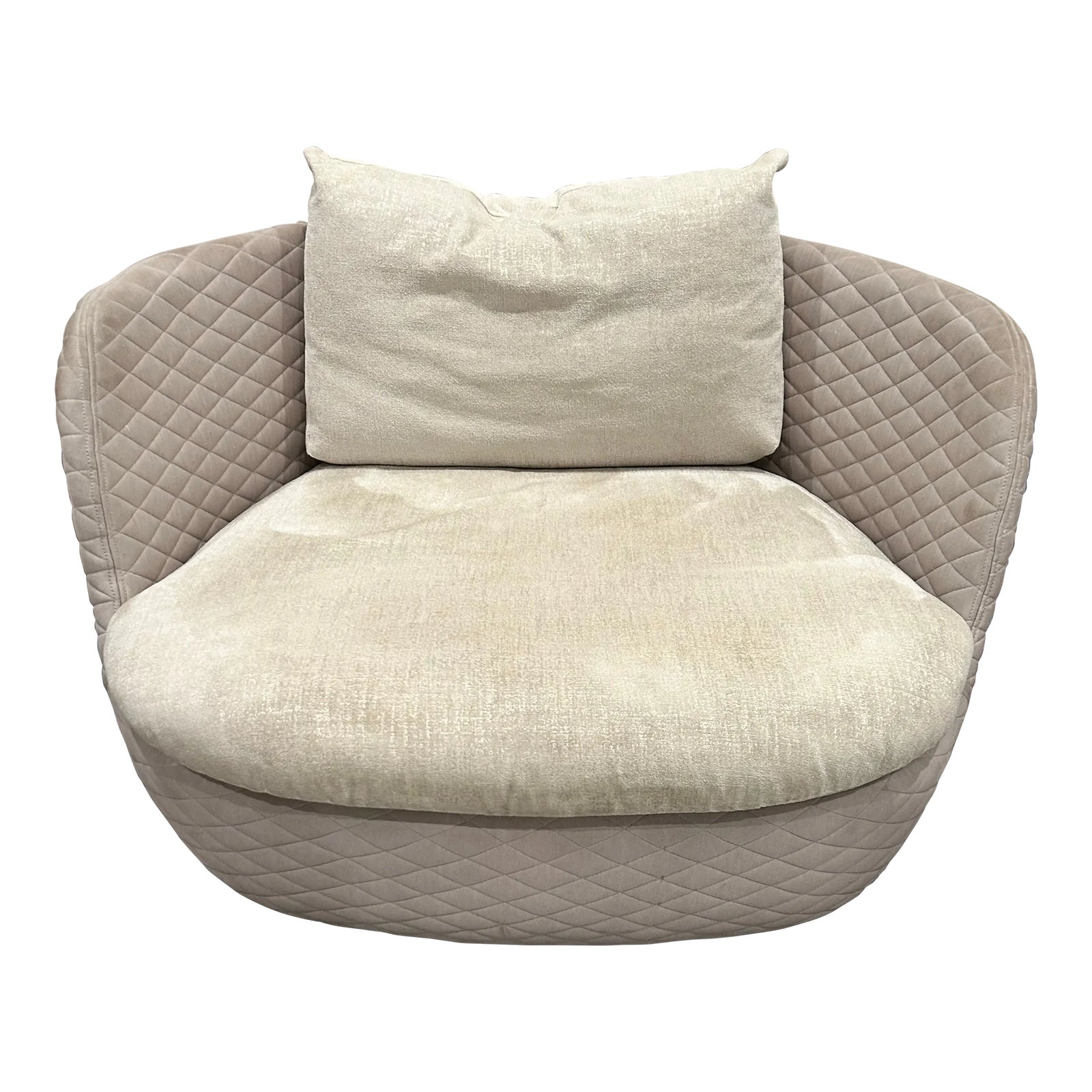 Moooi Bart Swivel Lounge Chair | Chairish