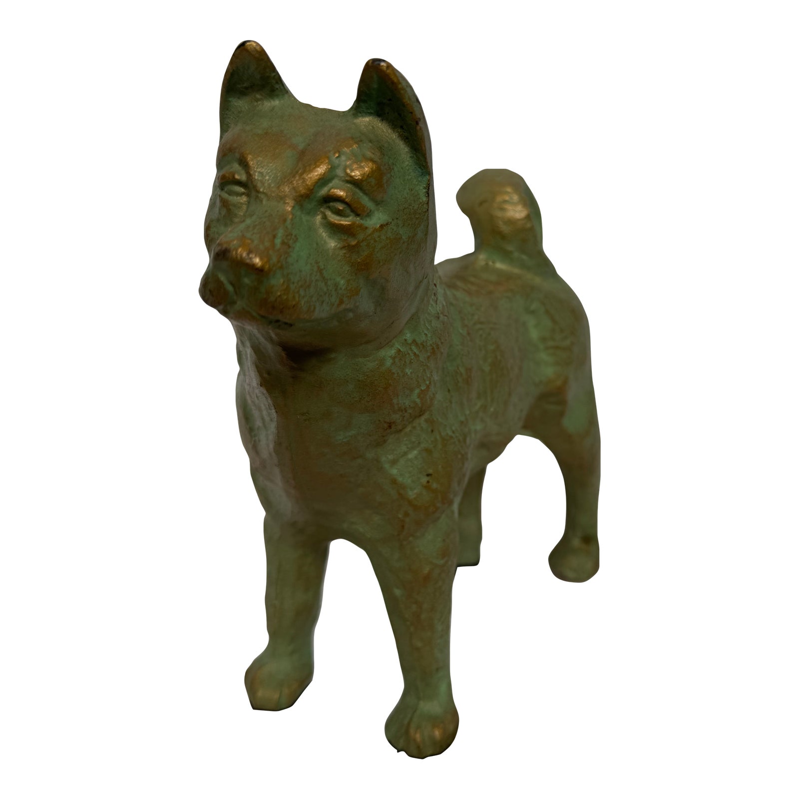 1940s Beautiful Cast Iron Rare Akita | Chairish