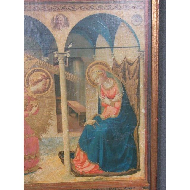 Vintage Spanish Oleograph After Fra Angelico “The Annunciation” – Radef ...