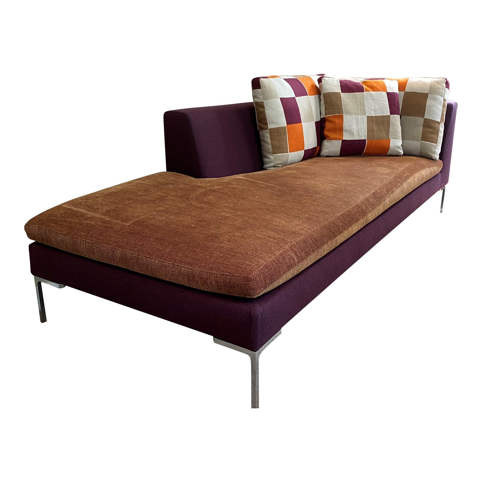 B&B Italia Charles Max Alto Chaise Lounge by Antonio Citterio | Chairish