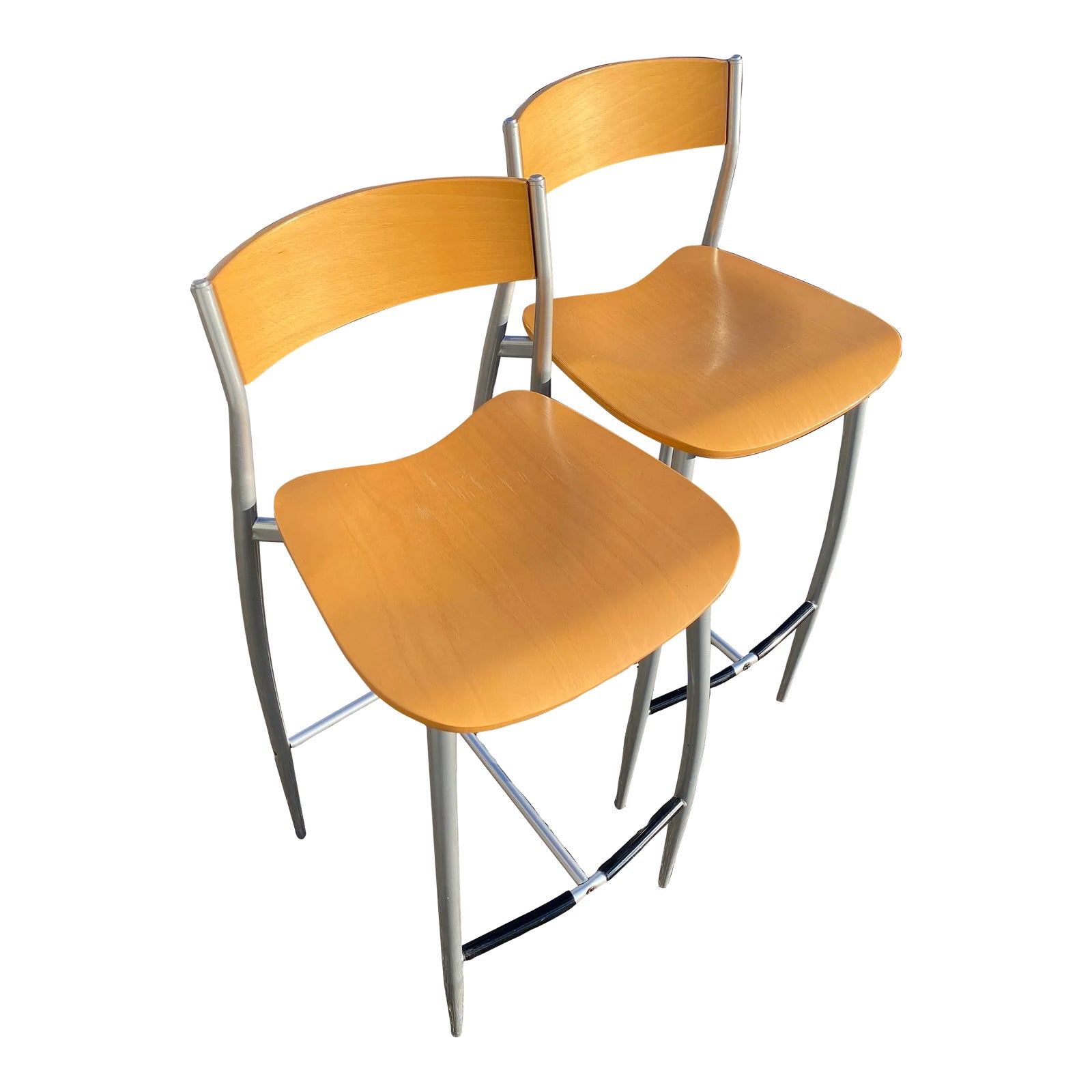 2000s Design Within Reach Altec Italia Stools- a Pair | Chairish