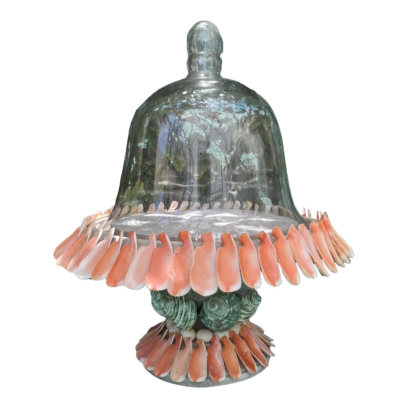 Christa’s South Seashells Shell Encrusted Cloche | Chairish