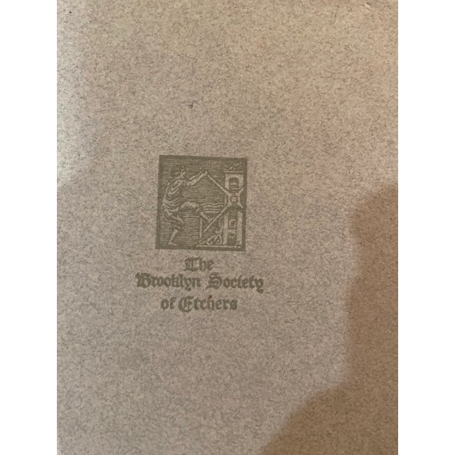 1930s Katherine Merrill Etching, “The Warders, Chartres” | Chairish