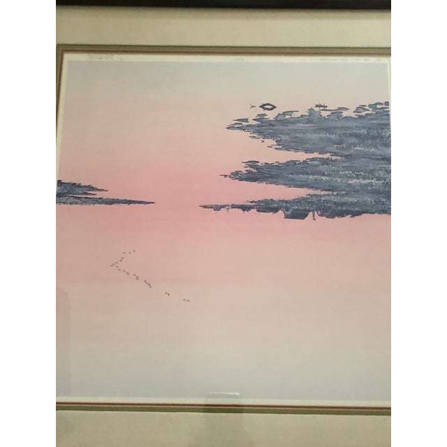 Mid 20th Century "Inlet" Abstract Artist's Proof Lithograph by Duane ...