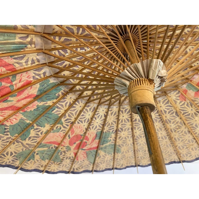 Vintage 1936 Worlds Fair Dallas Texas Japanese Parasol | Chairish
