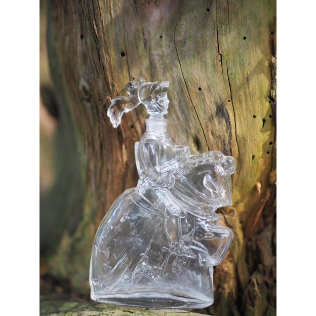 1948 French Perfume Knight Shaped Bottle "Cavalier à Cheval" Armagnac ...