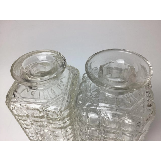 19th Century Tantalus With Two Decanters and Key- 3 Pieces | Chairish