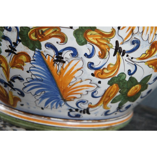 Mid 20th Century Vintage Deruta Italian Hand Painted Majolica ...