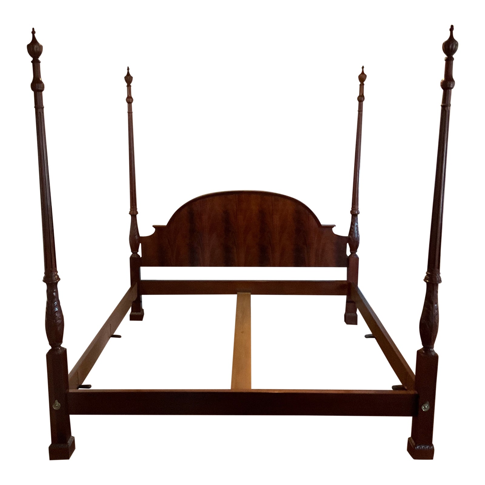 1990s Baker King Size 17th Century Charleston Collection Bed Frame ...