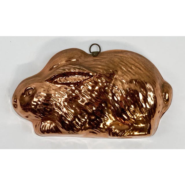 Vintage Copper Bunny Rabbit Mold | Chairish