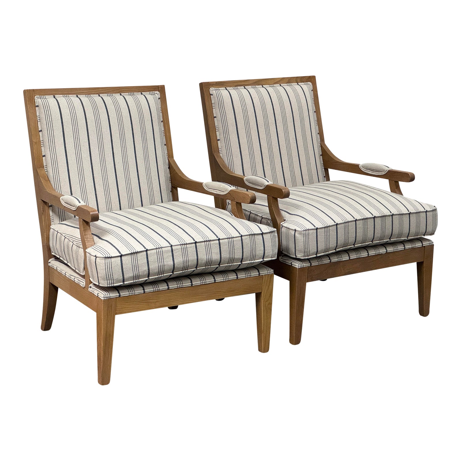 Pottery Barn Salisbury Chairs, a Pair | Chairish