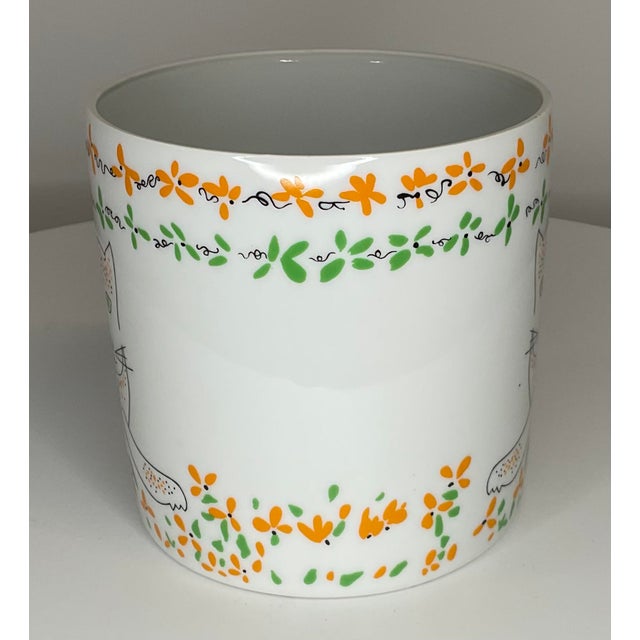 1970s Gloria Vanderbilt Cats Meow Sigma Taste Setter Planter | Chairish