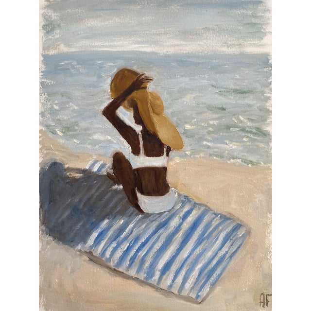 "Summer" Contemporary Original Expressionist Figurative Oil Painting by ...