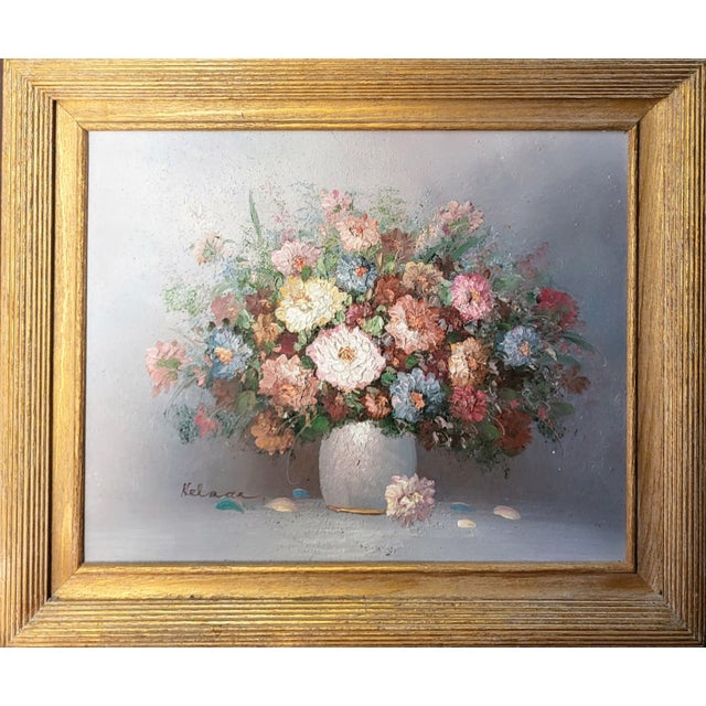 1960s Robert Cox Original Oil Painting on Canvas, Framed | Chairish