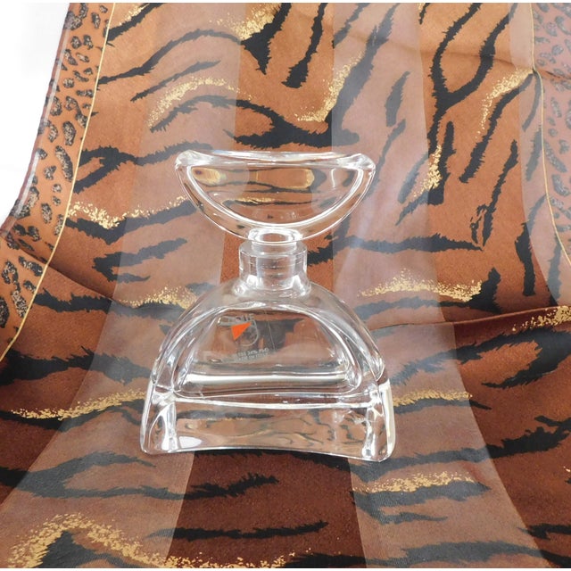 1940s Colle Crystal Semi Circle Perfume Bottle With Matching Stopper ...