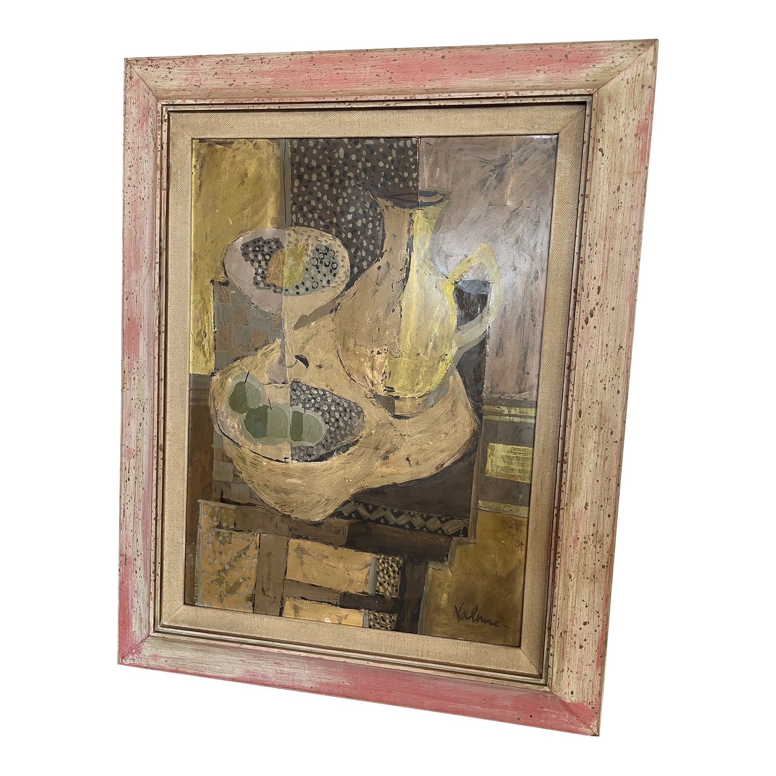 Vintage Framed Still Life Painting | Chairish