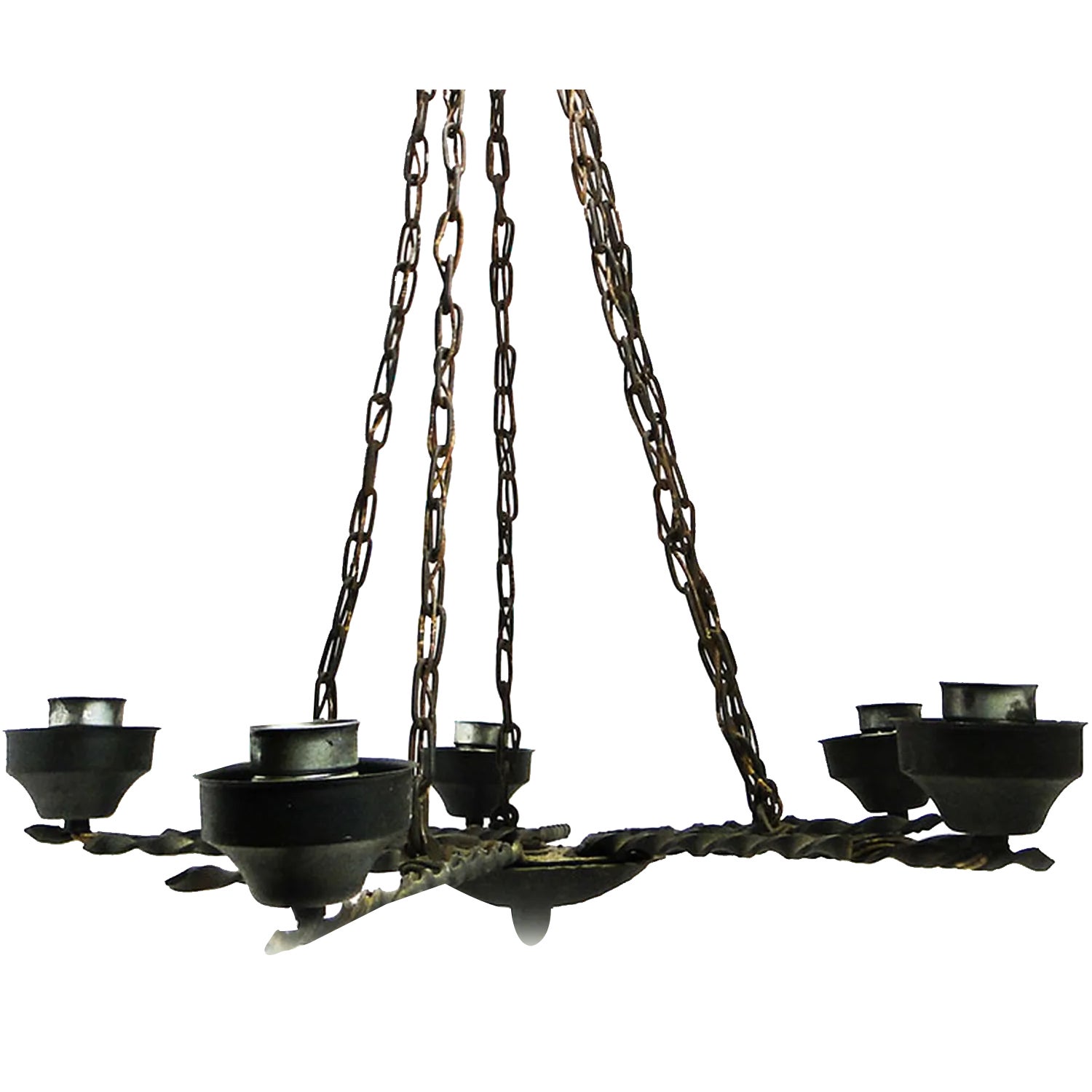 Mid-Century Chandelier, Poland, 1970s | Chairish