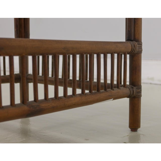 Pair Panama Jack Rattan Caribbean Style End Tables | Chairish