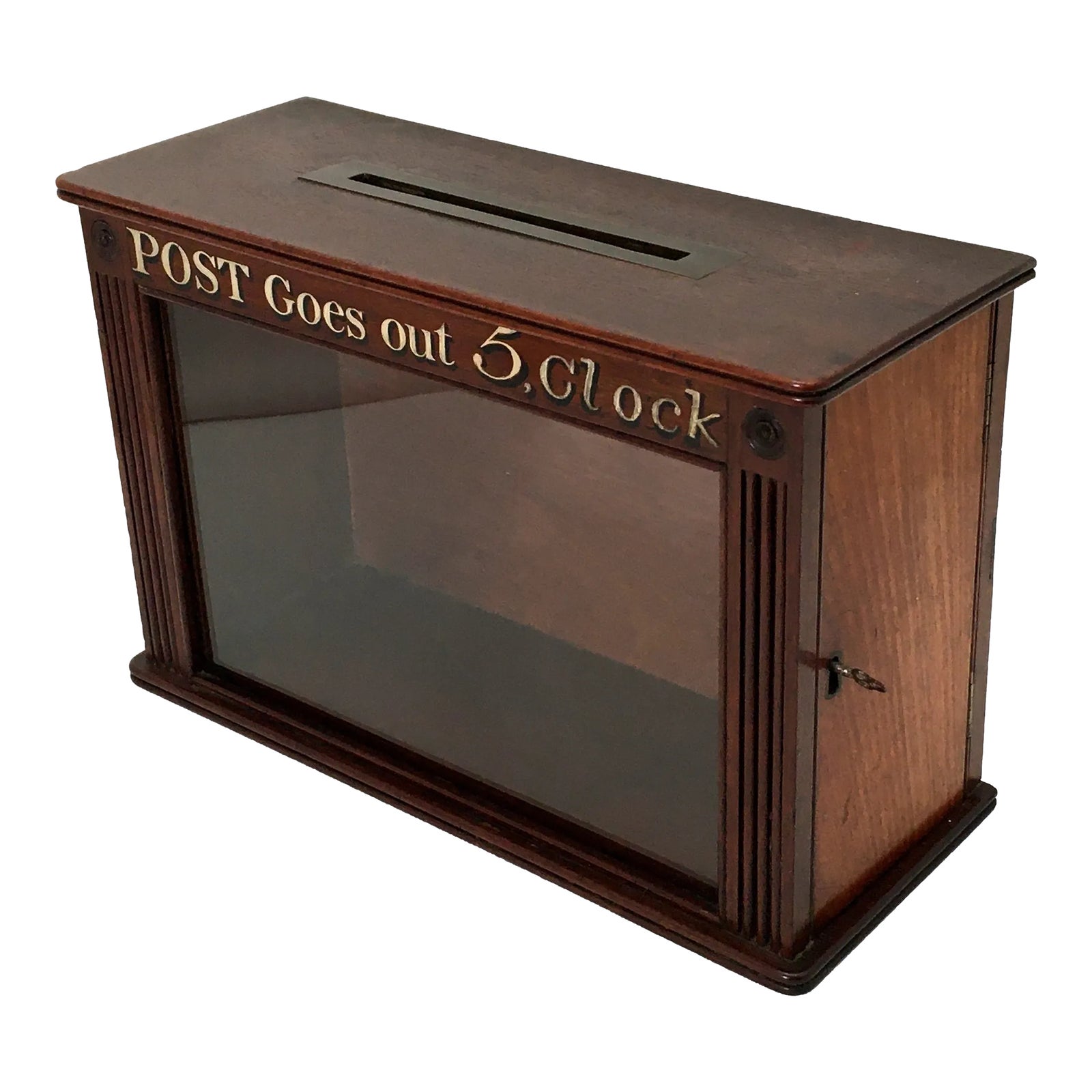 Authentic Antique American Victorian Mahogany Hotel Front Desk Outgoing ...