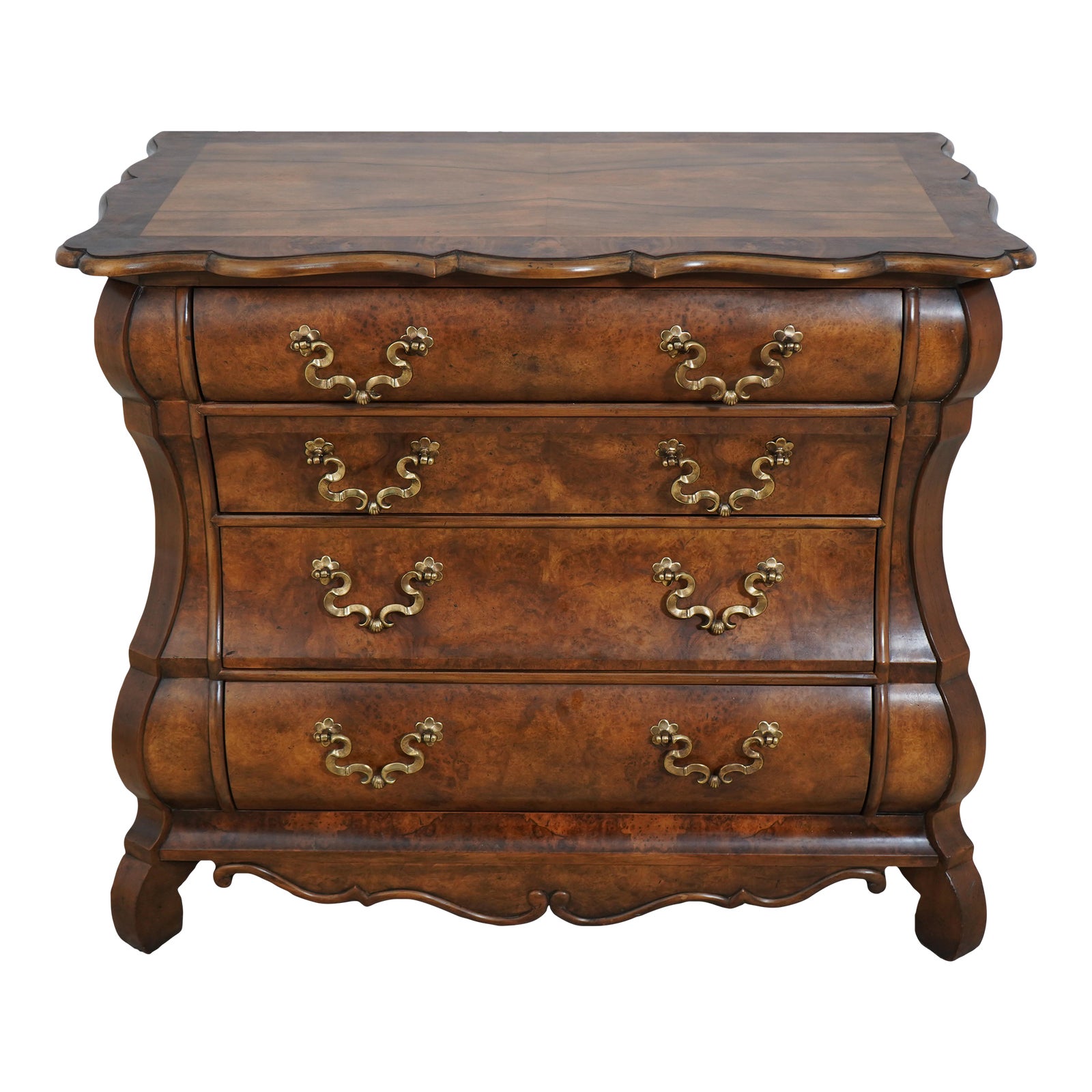 Baker Walnut Collectors Edition Continental Chest | Chairish