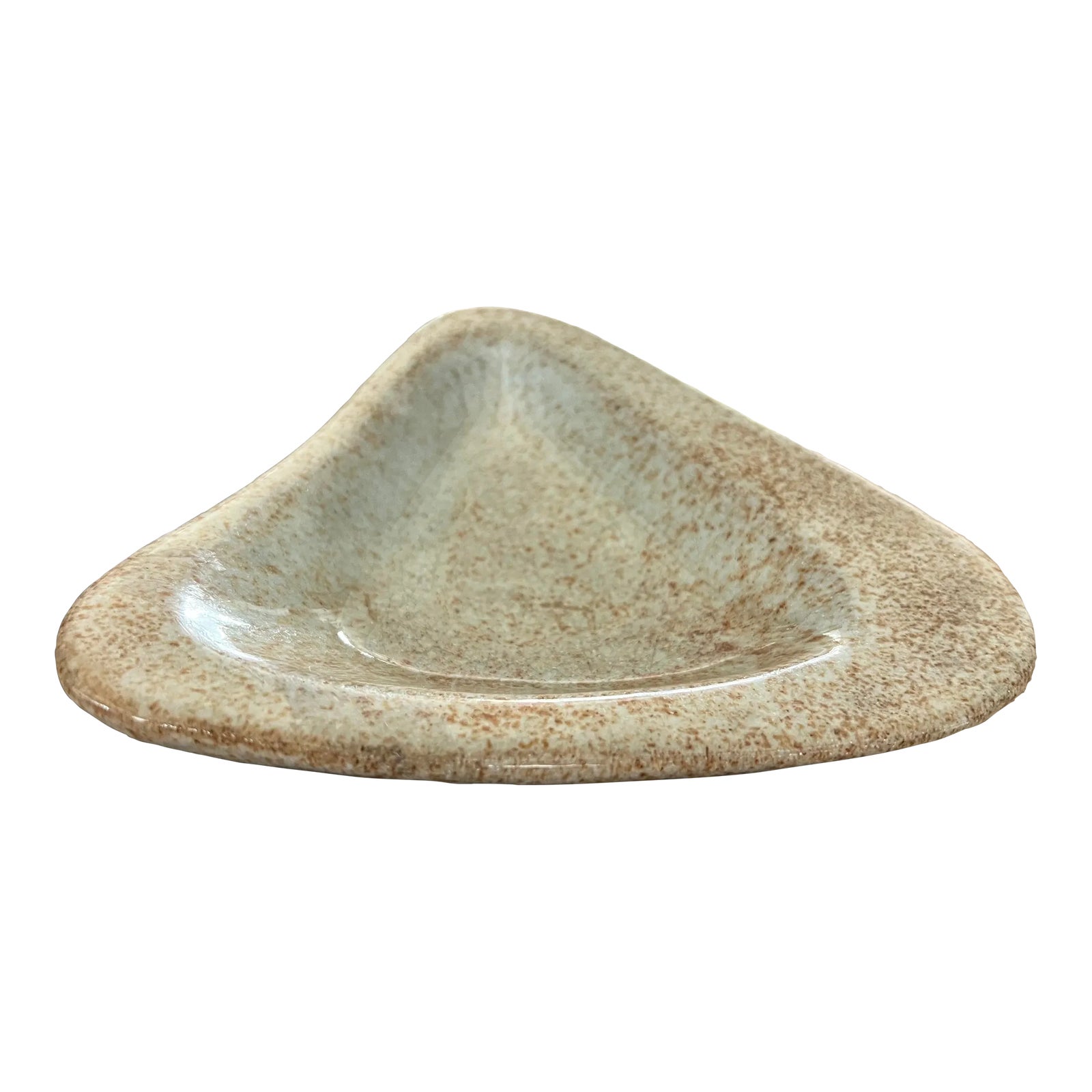 Nancy Wickham 1950s Ceramic Angular Dish Bowl | Chairish