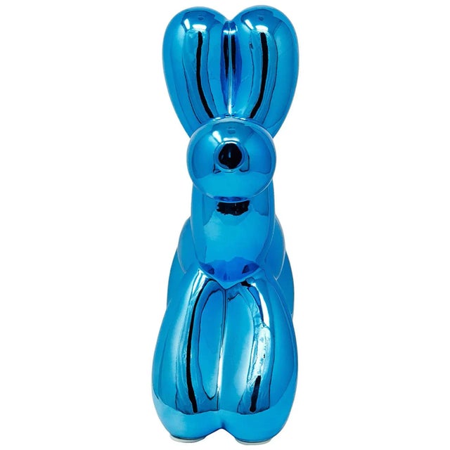 Interior Illusions Plus Royal Blue Balloon Dog Bank - 12" Tall | Chairish