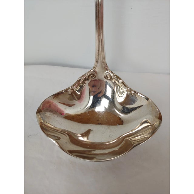 Vintage Gorham Heritage Italy Silverplated Punch Bowl Ladle | Chairish