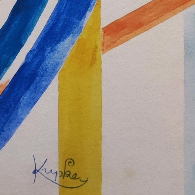 1970s Original František Kupka Limited Edition Lithograph | Chairish