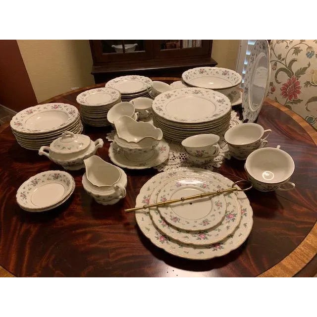 Vintage Princess China Dinnerware - 67 Pieces | Chairish