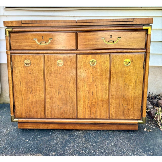 1970s Vintage Mid Century Boho Drexel Heritage Accolade Campaign Flip ...