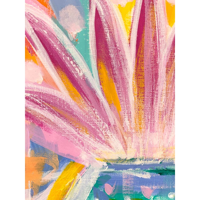 “Pineapple #4” Abstract Painting by Christina Longoria | Chairish