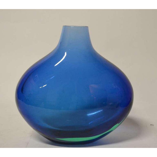 Flavio Poli for Seguso Large Sommerso Vase | Chairish