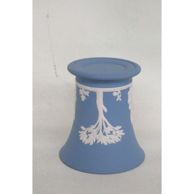 Wedgwood Jasperware Blue Sacrifice Small Bell Vase Posy Pot | Chairish