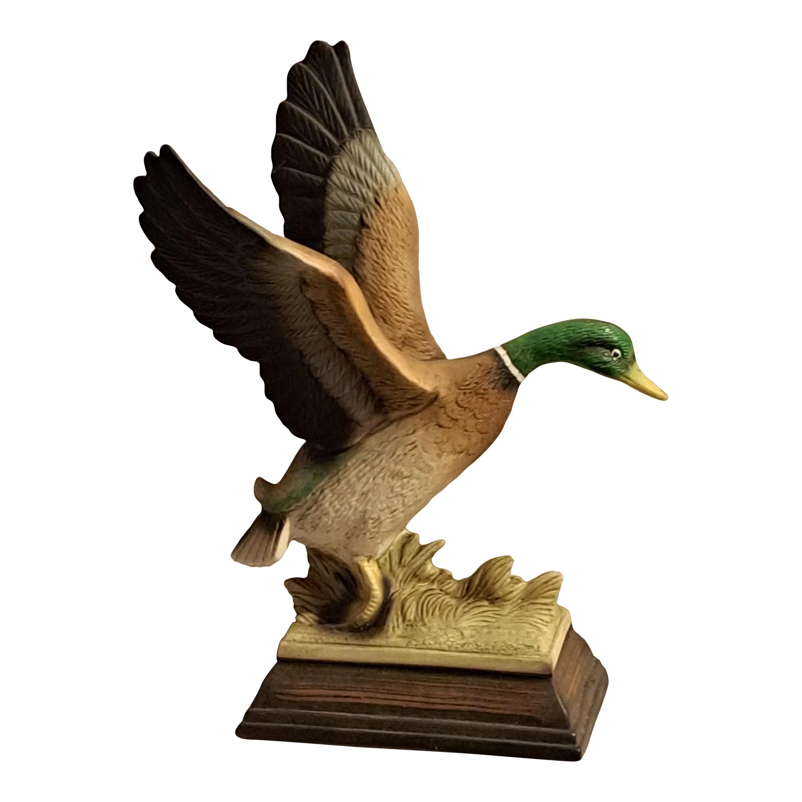 Midcentury Mallard Duck Statue | Chairish