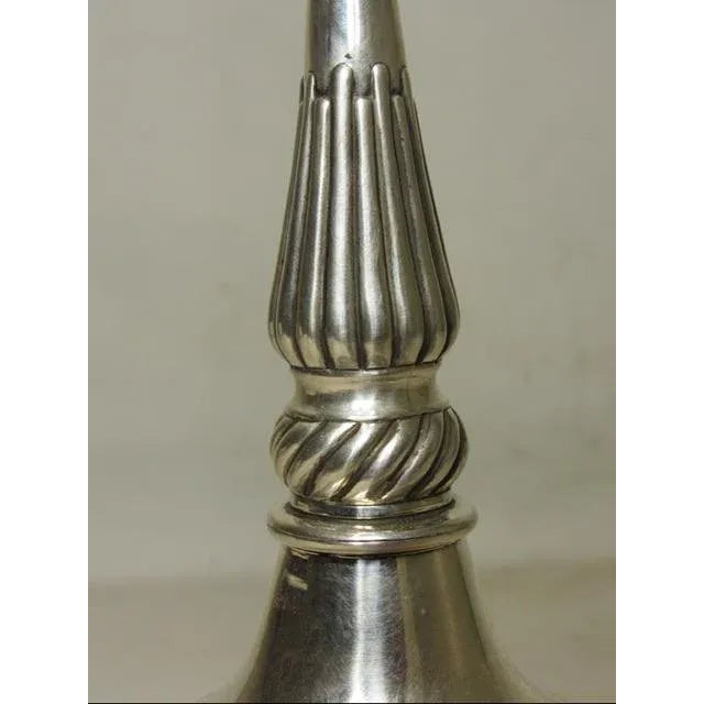 Islamic Style Silver Plated Rosewater Bottle | Chairish