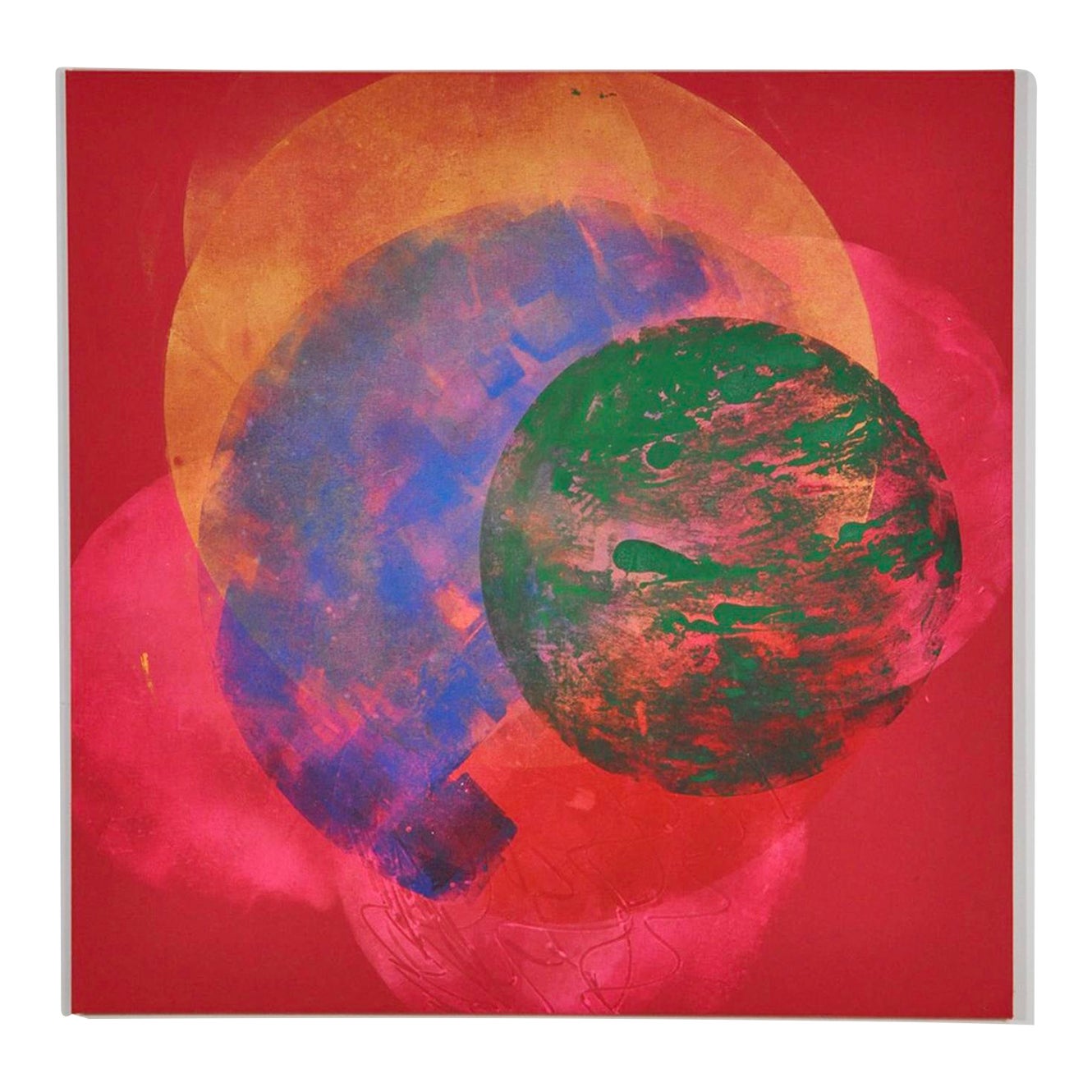 "Circles (P0531)" Original Contemporary Art by Felicia Griffin | Chairish