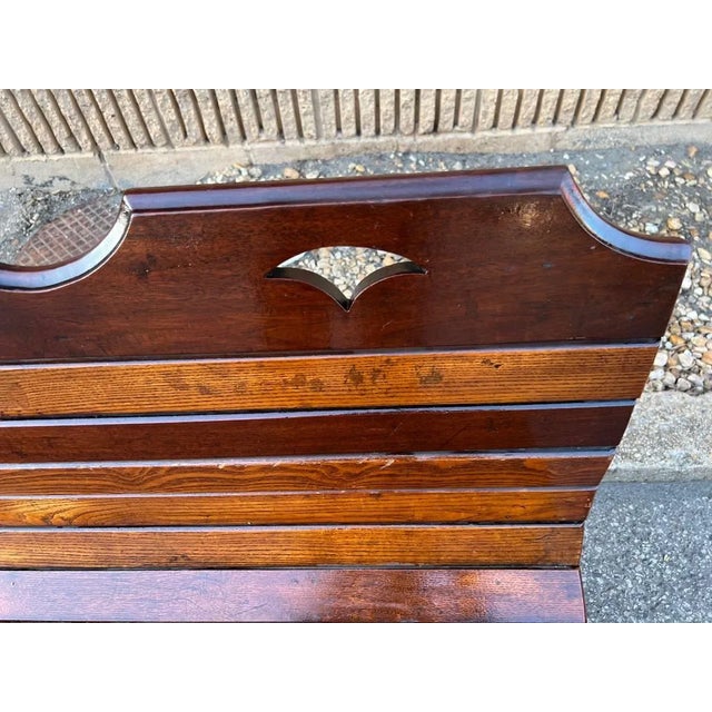 Early 20th Century Train Station Benches - Set of 2 | Chairish