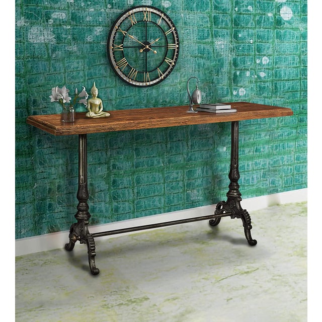 Mavis Console Table, Solid Wood and Iron, Console Table for Living ...