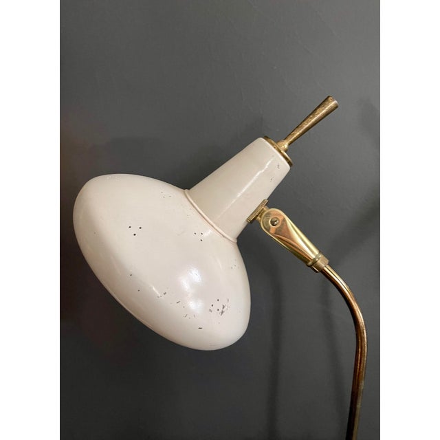 Mid Century Double-Headed Desk Lamp With Perforated Diffusers Styled ...