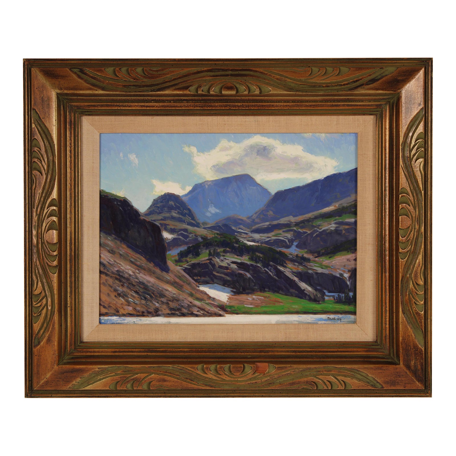 Impressionist Mountain Landscape Painting by Taylor Linde (Born 1970)s ...