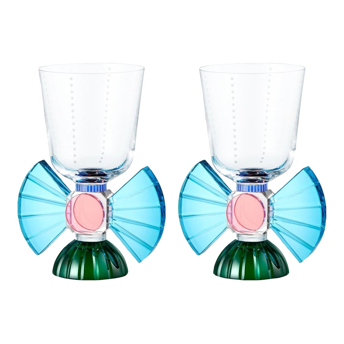 Reflections Copenhagen Somerset Short Wing Crystal Glass - Set of 2 ...