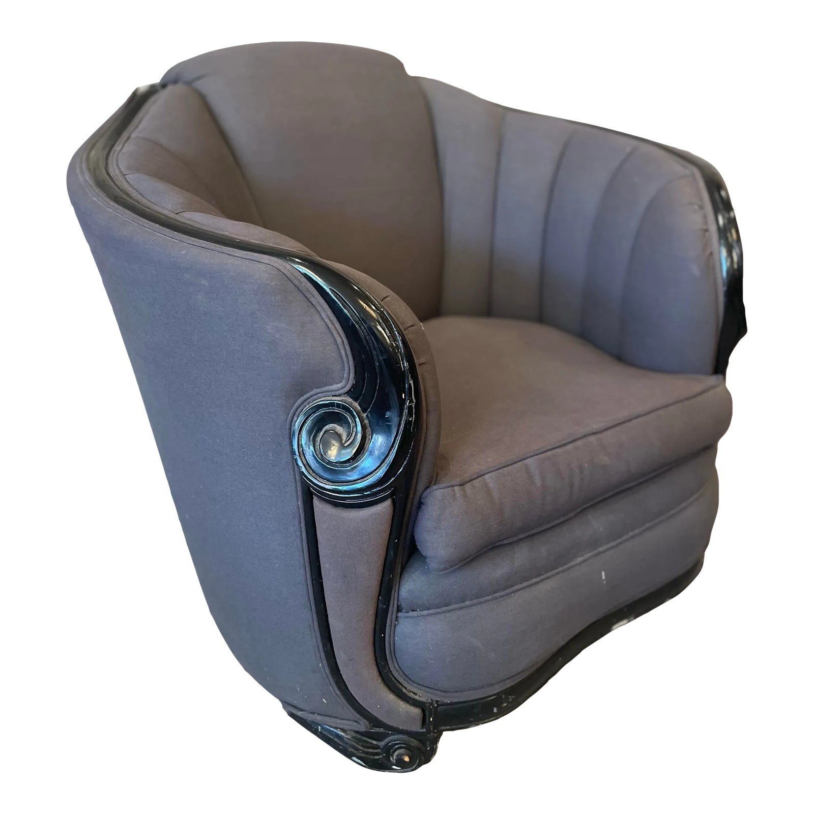 1930s Art Deco Vintage Side Chair | Chairish