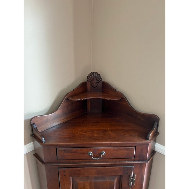 Lexington Bob Timberlake Walnut Corner Cabinet | Chairish