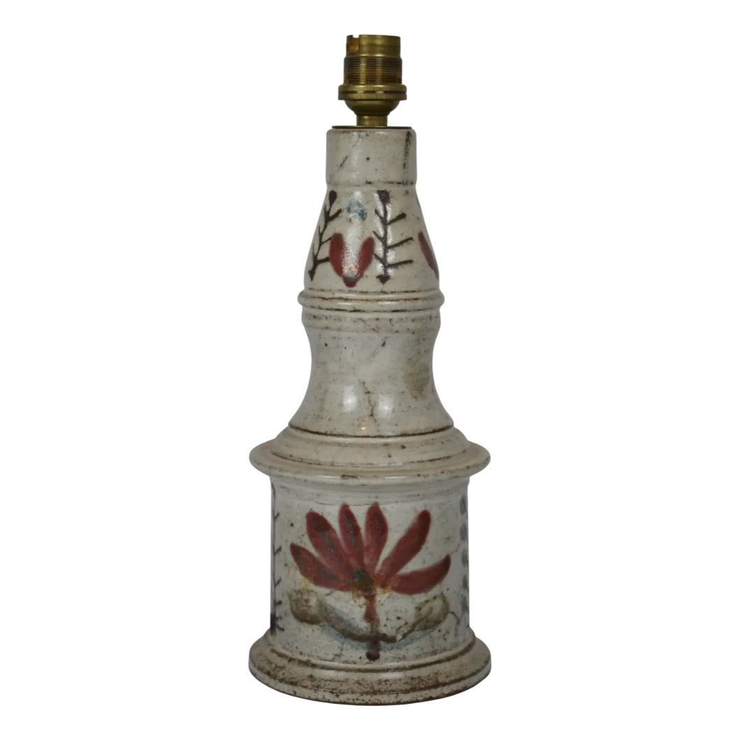 French Ceramic Table Lamp by Gustave Reynaud for Atelier Le Mûrier ...